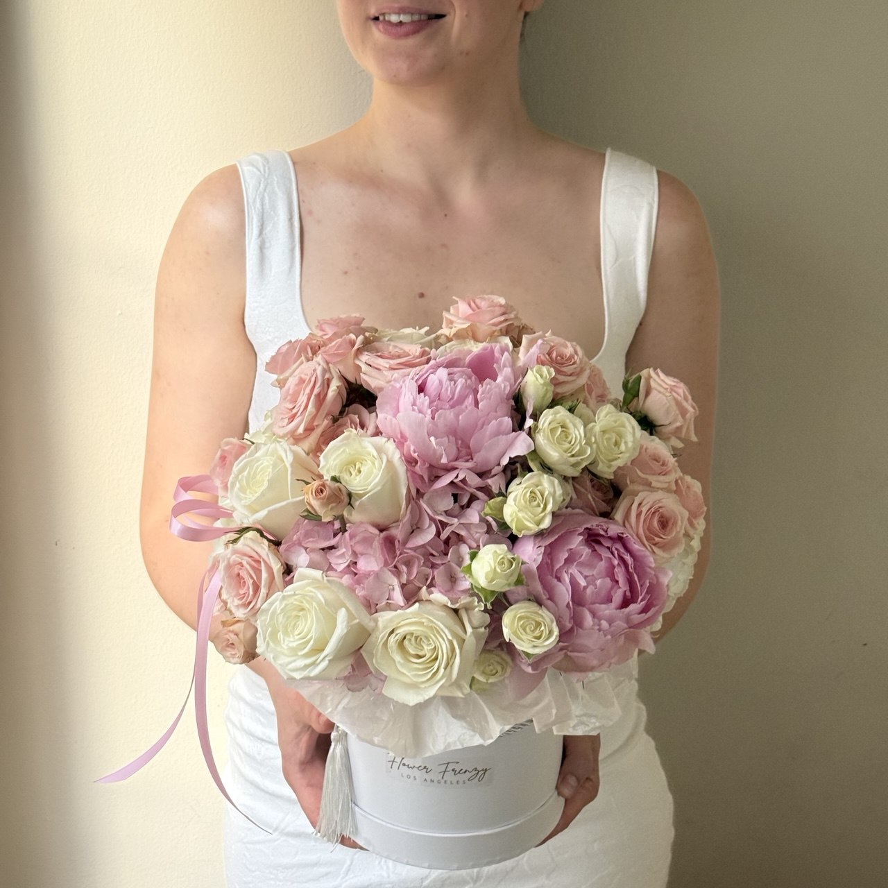 602. Rosé Peony Box – FlowerFrenzyLA